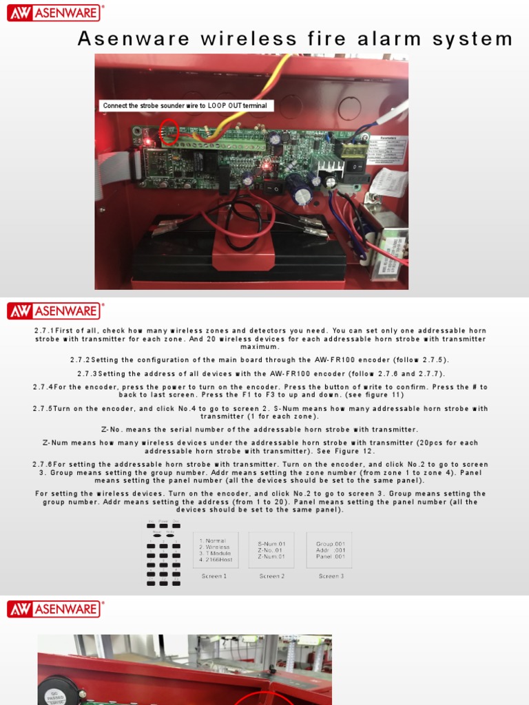 Program Wireless Fire Alarm System | PDF | Electronics | Electrical ...