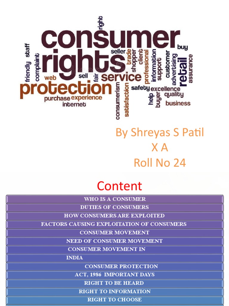 Rights and Responsibilities of Consumers: An Overview of Consumer ...