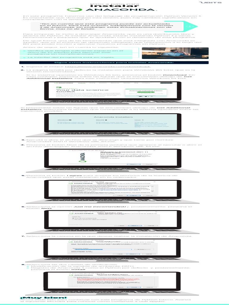 M1 Paso A Paso para Instalar Anaconda | PDF | Python (lenguaje de ...