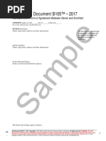 A105 - 2017 Sample PDF | PDF | General Contractor | Insurance