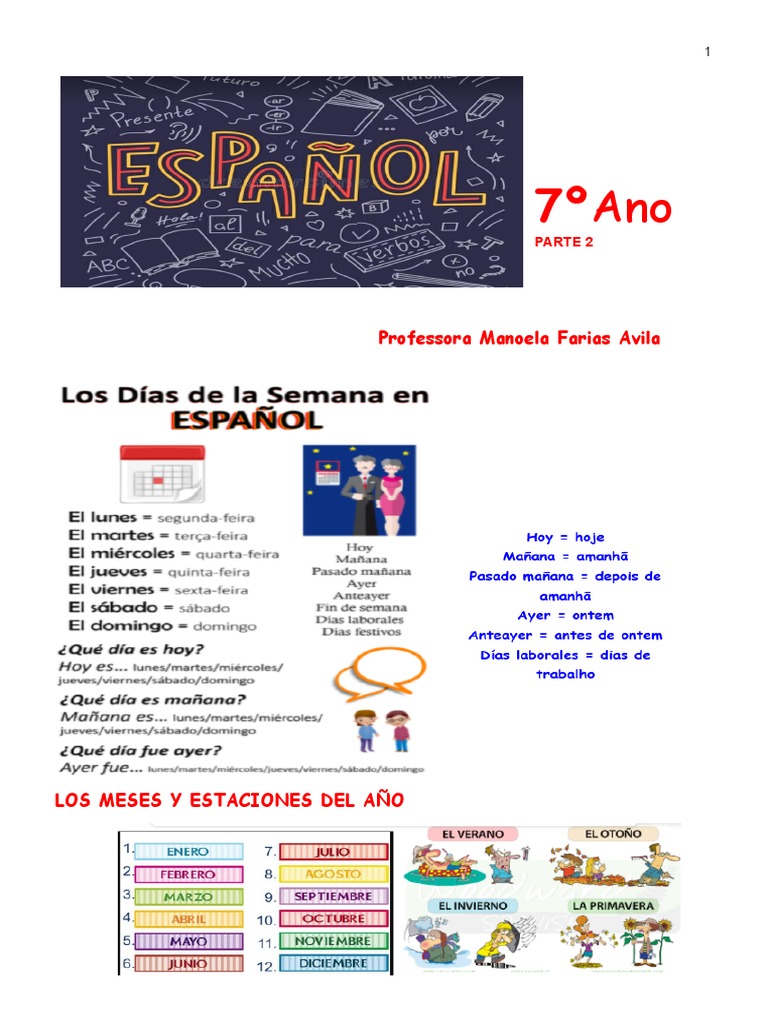 Rutina Diaria y Vocabulario en Español | PDF | Sustantivo