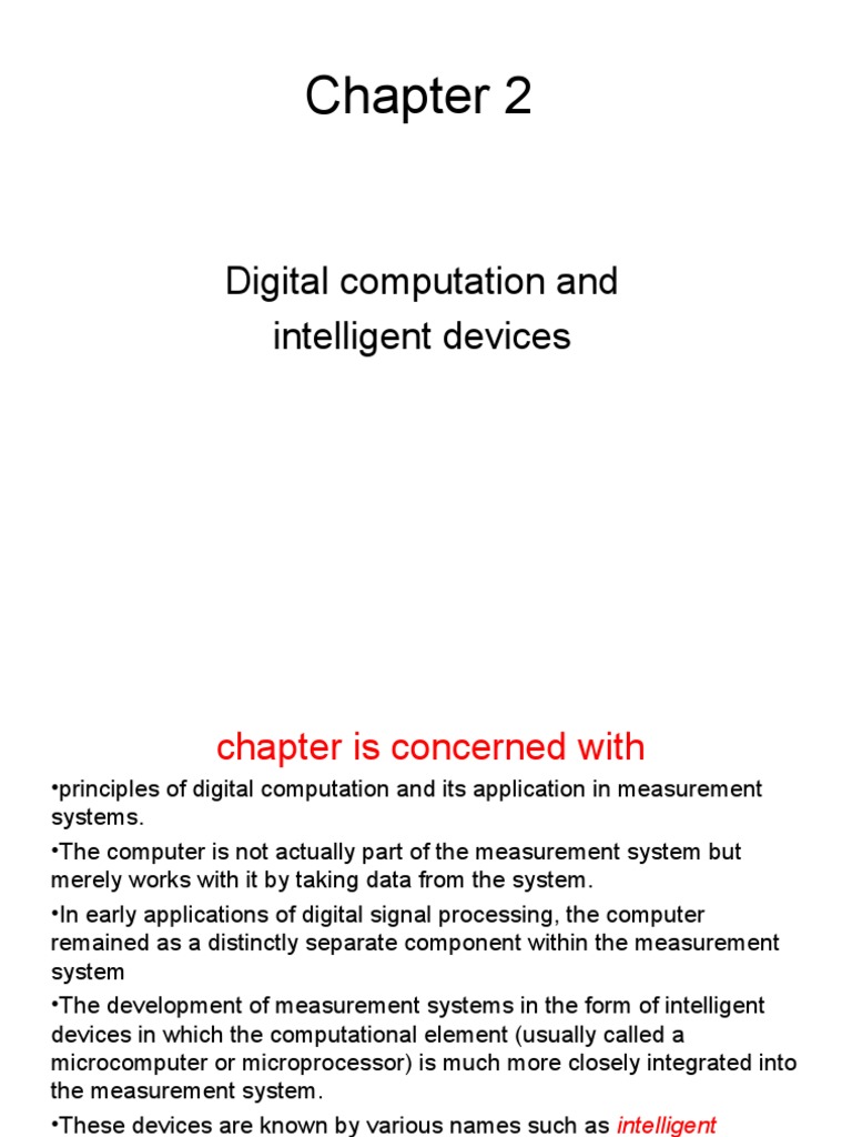 Chapter 2 Micro Processor and Computer in Measurement | Download Free PDF | Computer Data ...