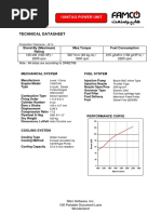 Cummins KTA19-G4 Genset Spec Sheet | PDF | Diesel Engine | Engines