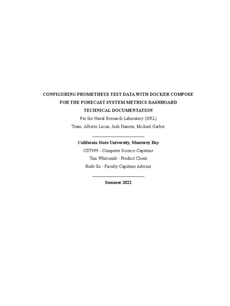 Documentation - Prometheus | PDF | Computer File | Programming