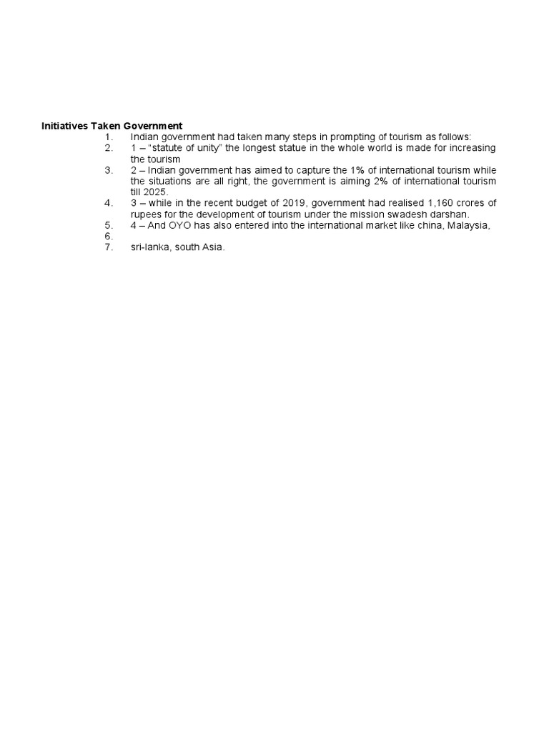 Initiatives Taken Government - Case Study | Download Free PDF ...