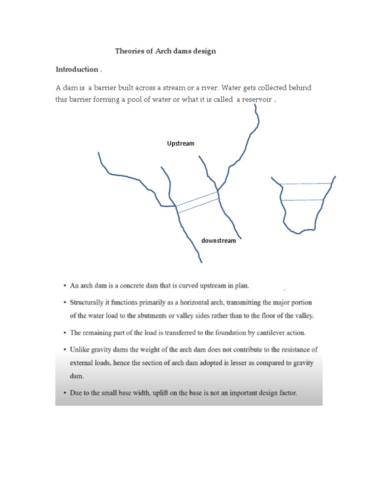 Types and Design of Arch Dams | PDF | Dam | Civil Engineering