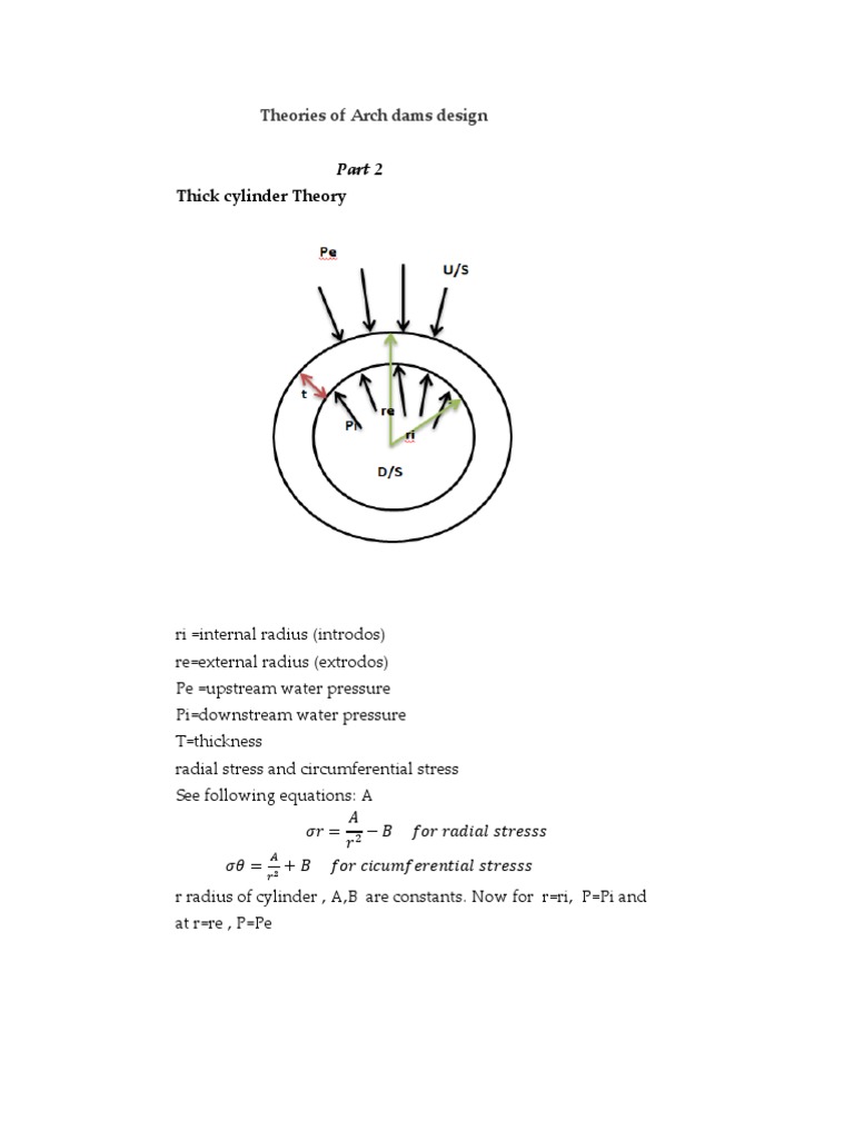 Lecture 6 Notes - Advanced Arch Dams Part 2 | PDF | Civil Engineering ...