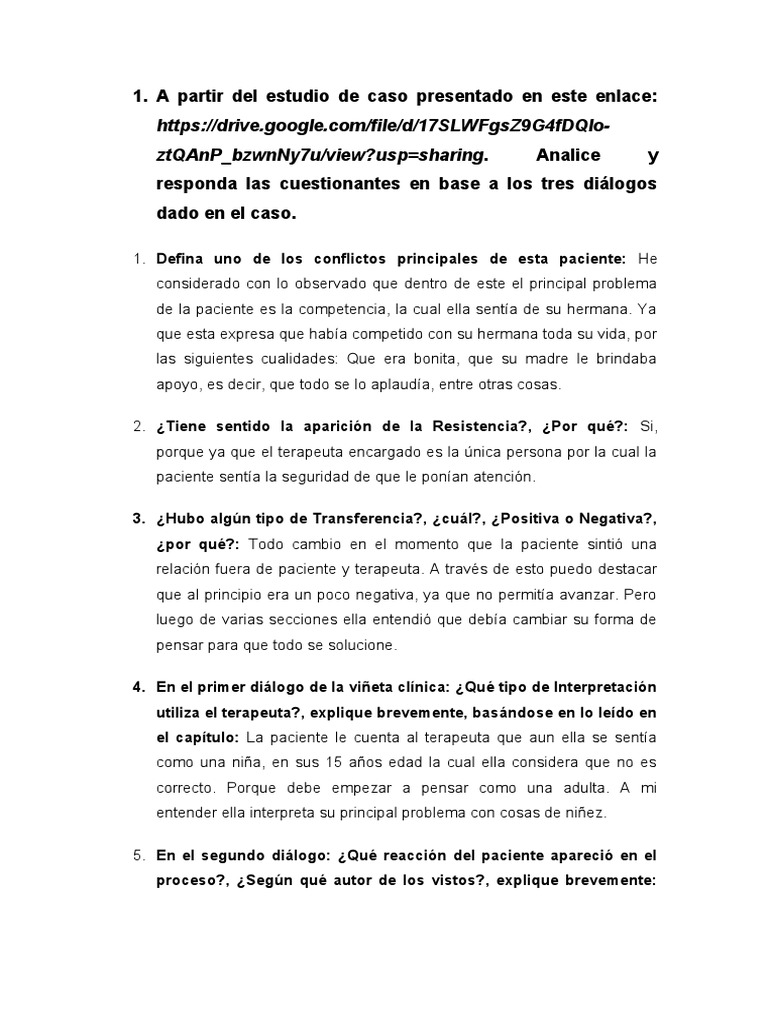 Tarea 46 | PDF | Psicoterapia | Terapia de conducta cognitiva