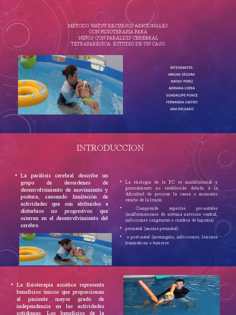 Método Watsu Articulo | PDF | Parálisis cerebral | Percepción
