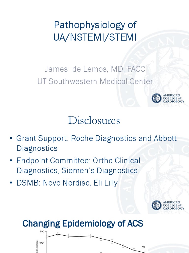 Pathophysiology NSTEMI 2022 | PDF | Myocardial Infarction | Thrombosis