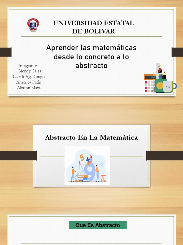 Matemática Abstracta | PDF | Álgebra abstracta | Abstracción