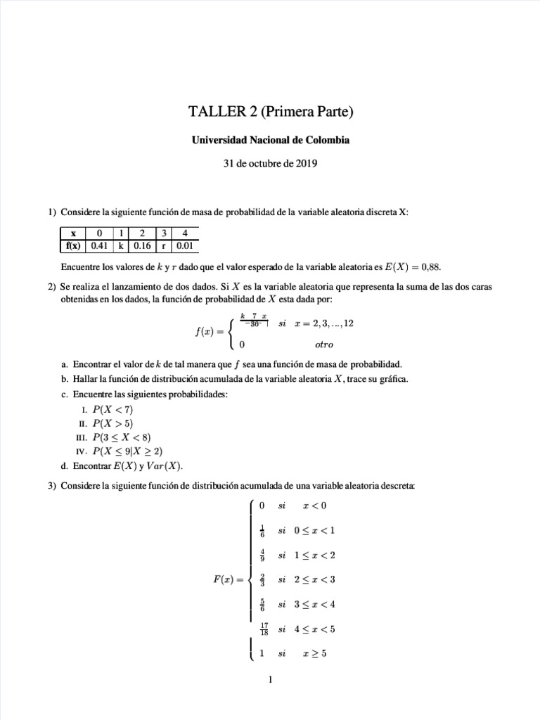 Probabilidad de aceptar un lote con defectos | PDF | Probabilidad ...