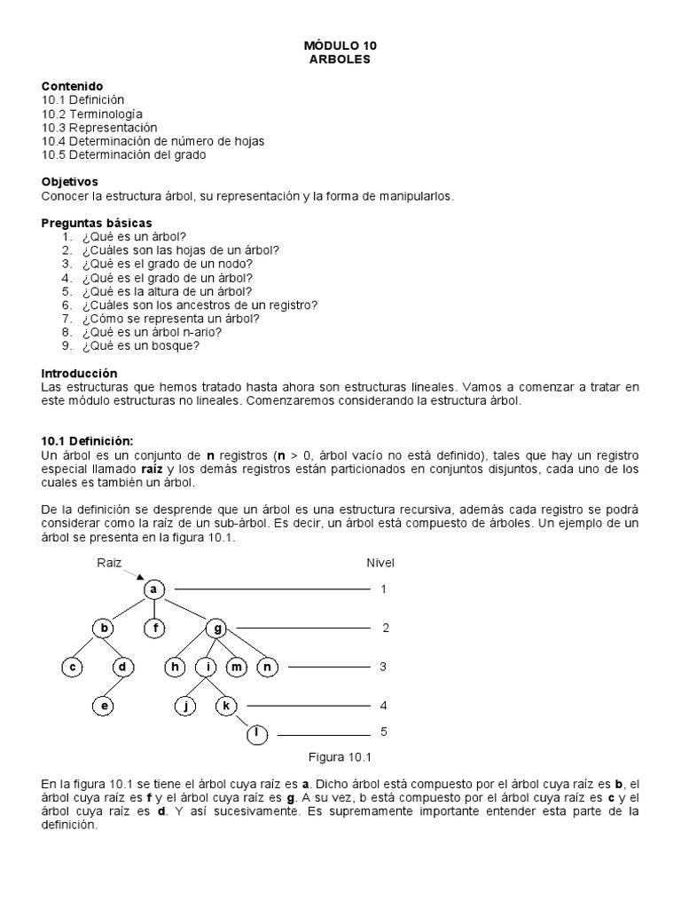 Capitulo4modulos10a13 (Arboles) | PDF | Ciencias de la Computación ...