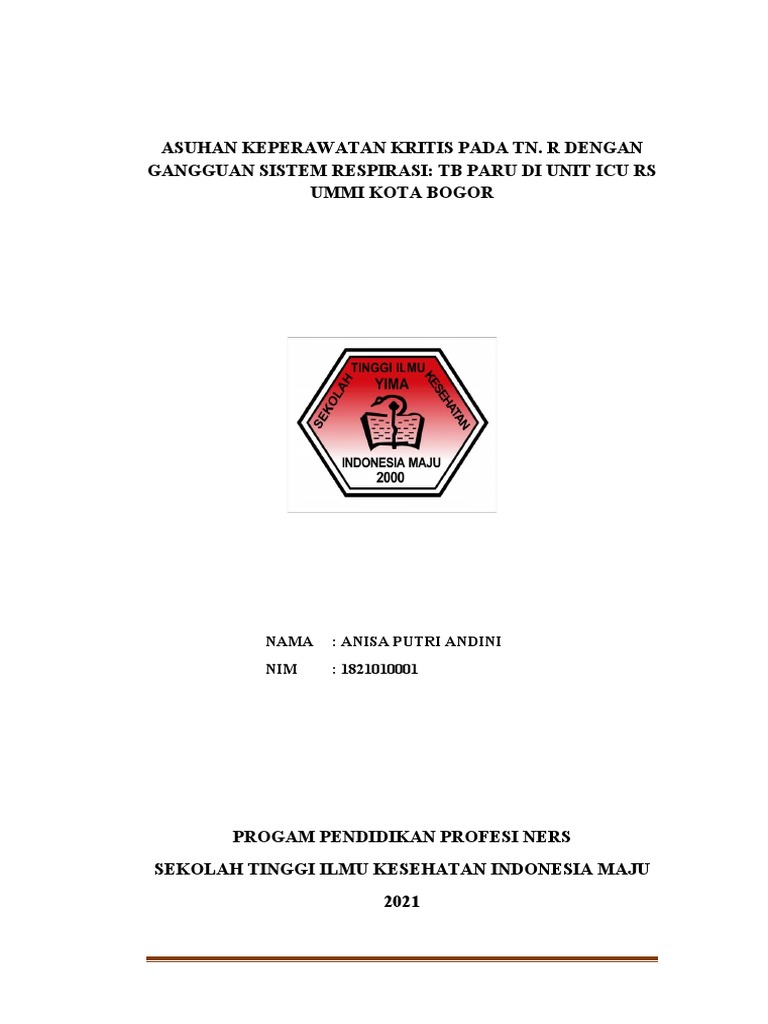 Askep Minggu 1 - TB Paru - Anisa Putri Andini - 18210100001 | PDF