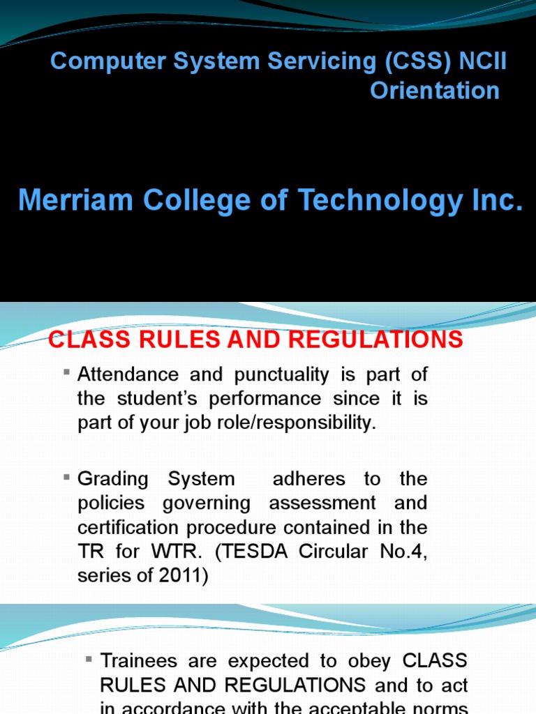 CSS NCII Orientation Guidelines | PDF | Cognitive Science | Cognition