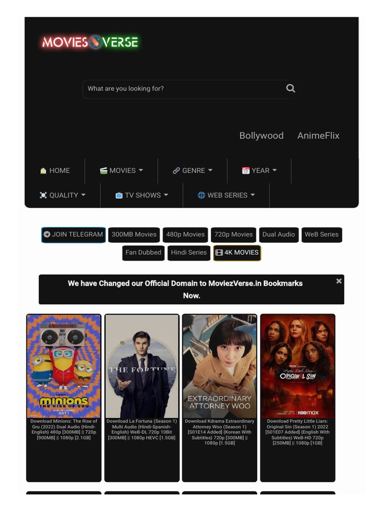 MoviesVerse - Movies Verse - 480p Movies, 720p Movies, 1080p Mov | PDF ...