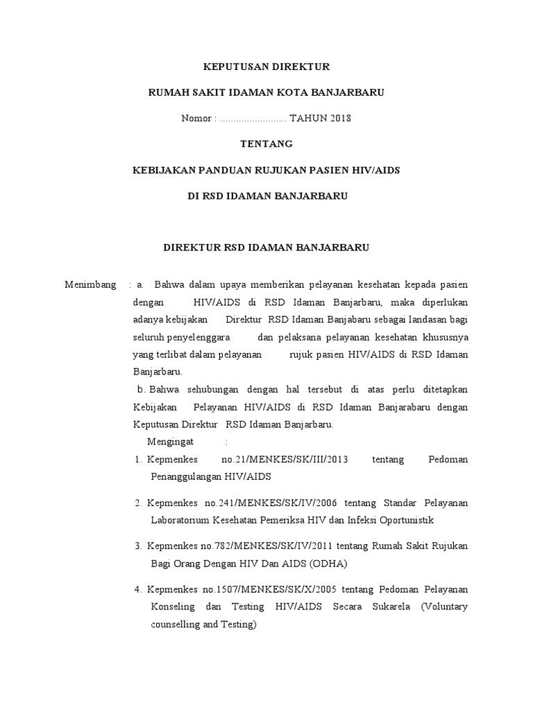 Panduan Rujukan HIV | PDF