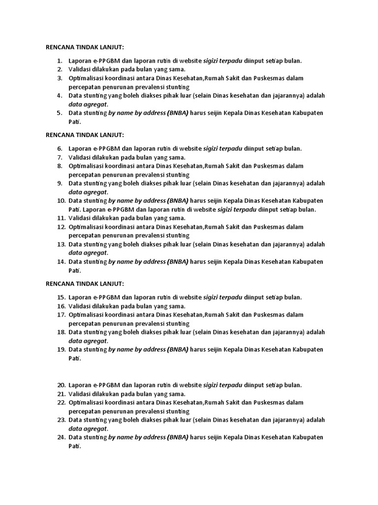 RTL Penguatan EPPGBM 5 | PDF