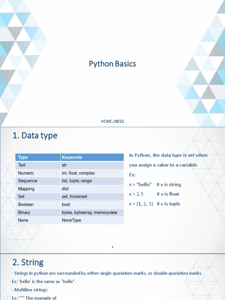 Python Basic | PDF | Anonymous Function | String (Computer Science)
