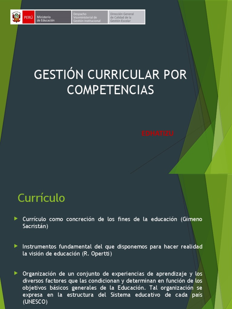 Currículo Por Competencias | PDF | Plan de estudios | Aprendizaje
