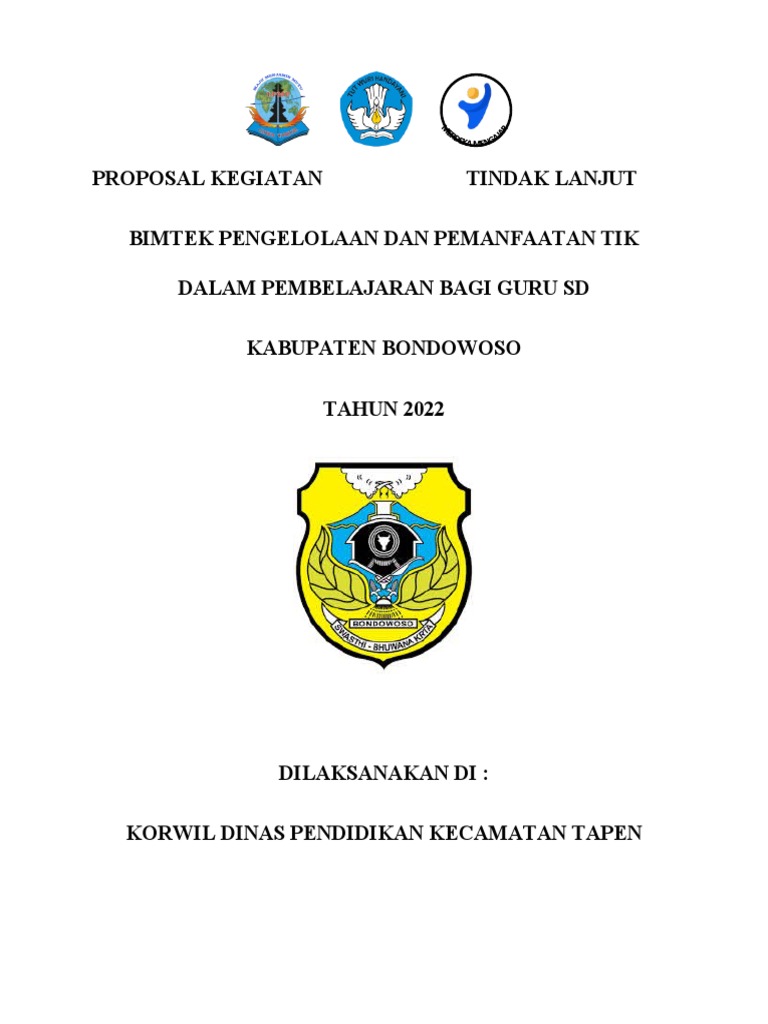 Proposal Kegiatan Tindak Lanjut Bimtek | PDF | Karier & Perkembangan | Bisnis