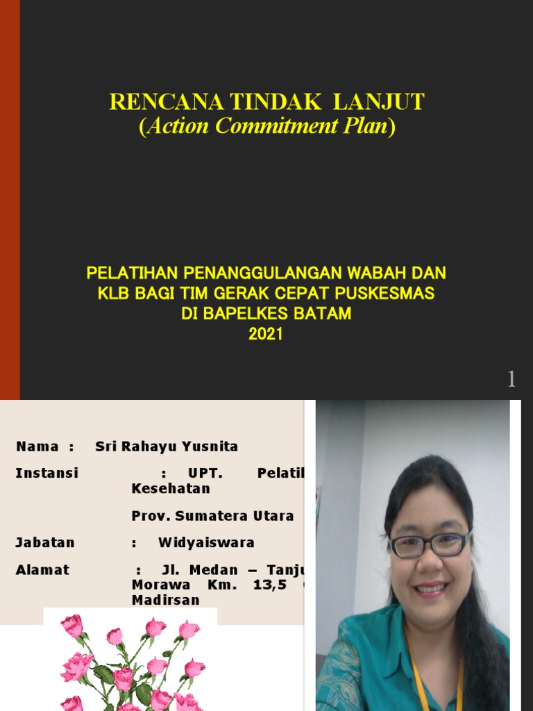 Contoh Rencana Tindak Lanjut Pelatihan | PDF