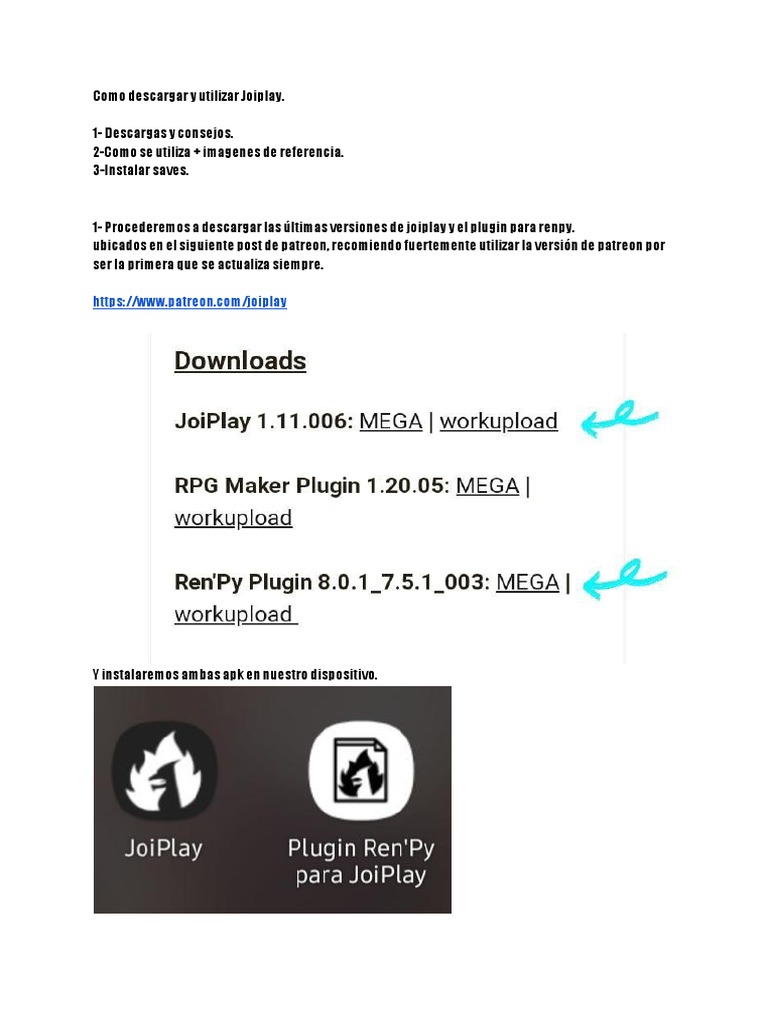 Como Descargar y Utilizar Joiplay | PDF