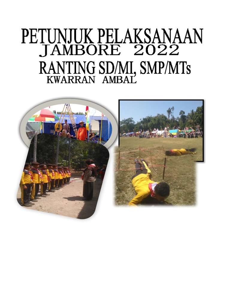 Contoh Juklak Jambore Kwaran 2022 | PDF