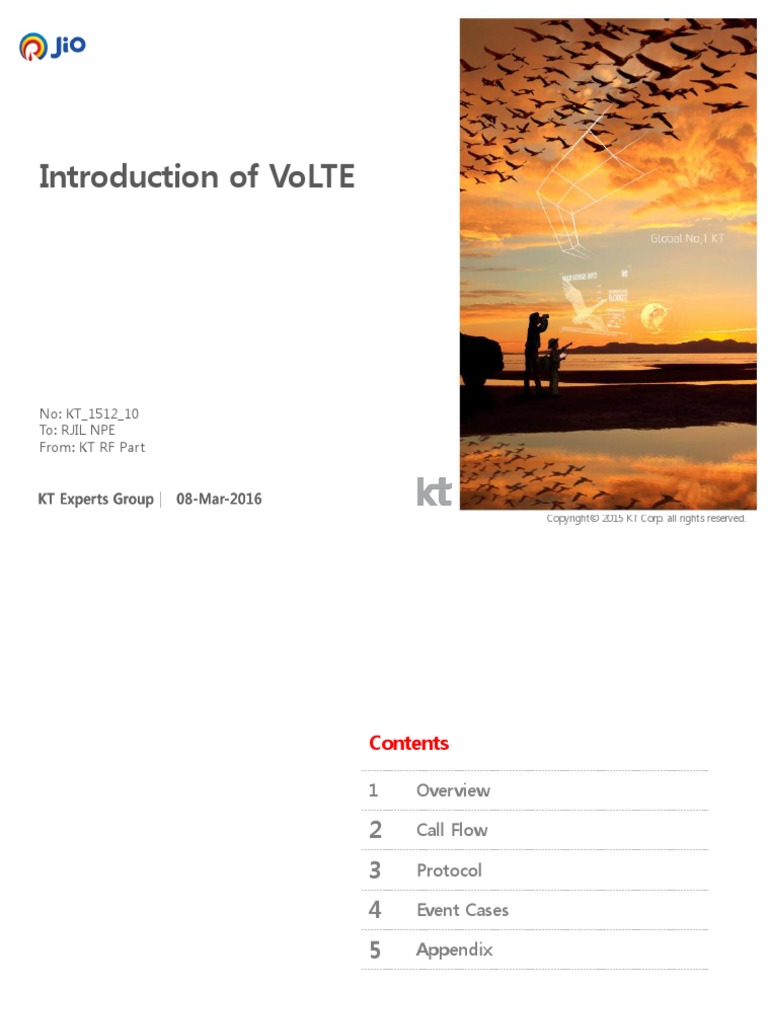 Volte Jio | PDF | Ip Multimedia Subsystem | Session Initiation Protocol