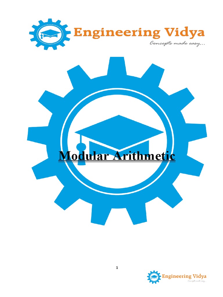 Modular Arithmetic | Download Free PDF | Mathematics | Number Theory
