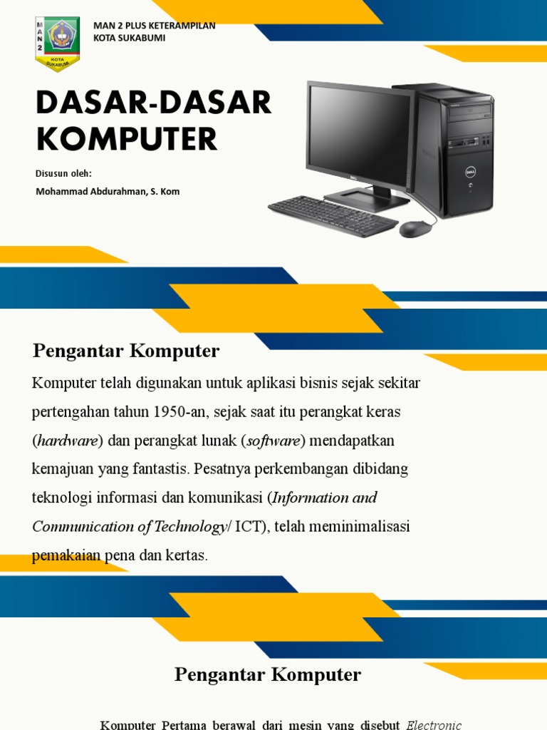 Dasar-Dasar Komputer | PDF