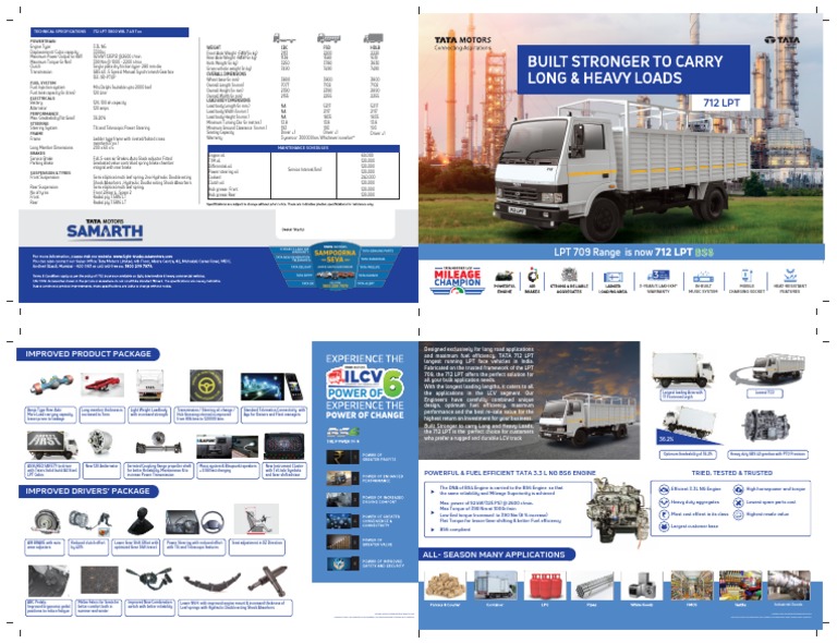 TATA 712 LPT BS6 Overview Specs, Features & Images | PDF | Manual ...