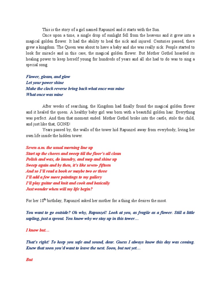 TALENT Script (TANGLED) | PDF