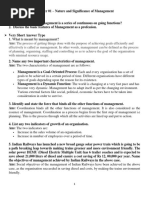 Business Studies Project On Principle of Management | PDF | Employment ...