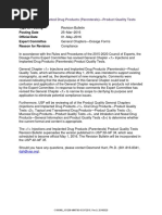 USP-NF 788 Particulate Matter in Injections | PDF | Filtration ...