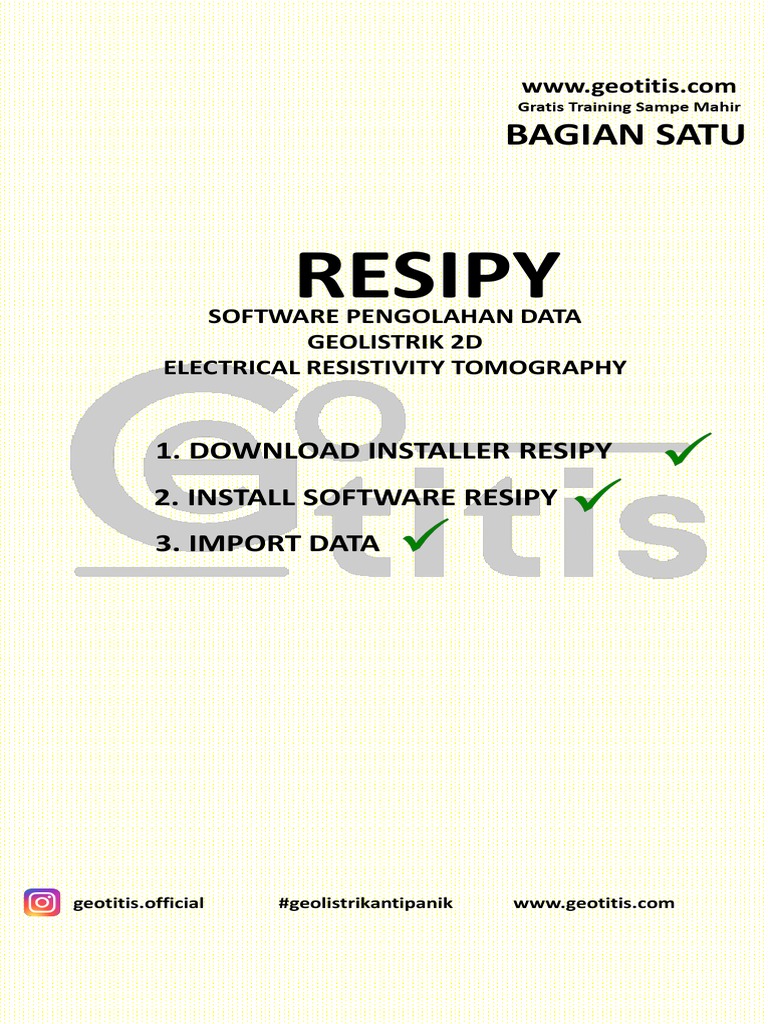Tutorial Manual Resipy Geolistrik 2d Geotitis Part 1 Pdf