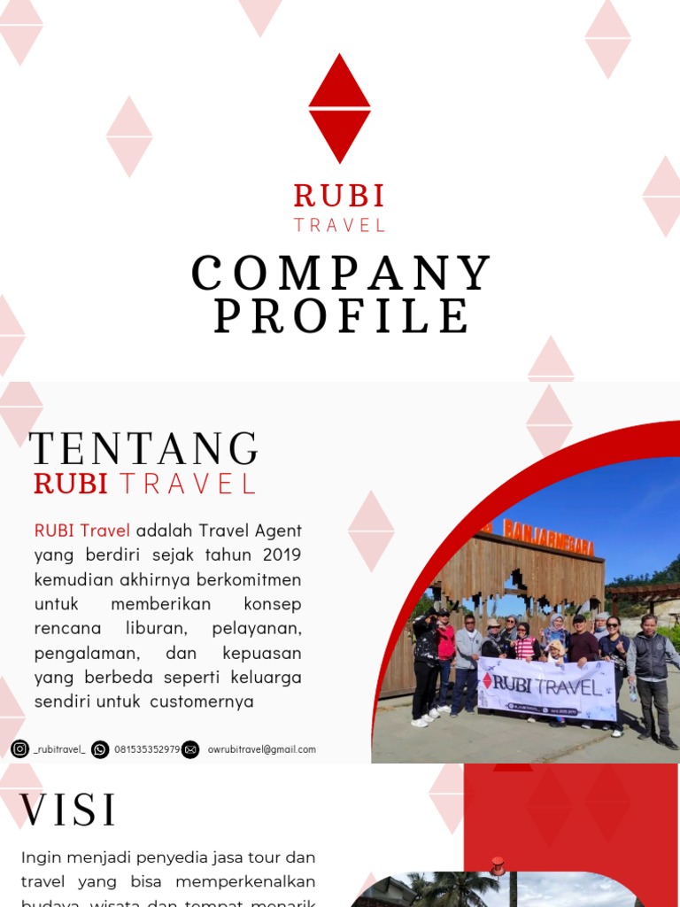 Company Profile Rubi Travel | PDF