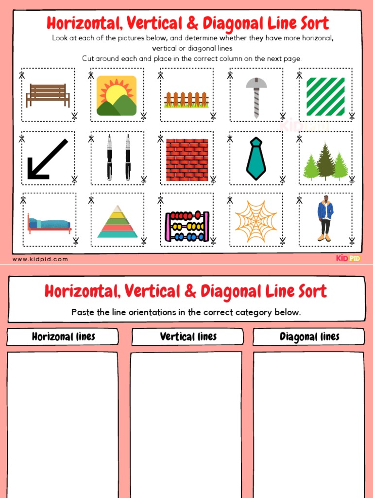 Line-Orientation-Activity-Sort-Worksheet | PDF