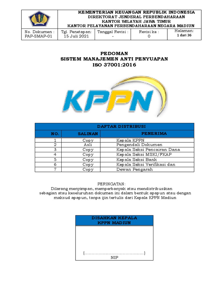 Pedoman SMAP Edit 0712 | PDF