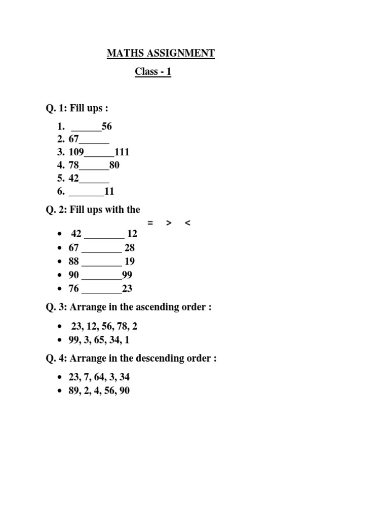 Maths Assignment | PDF