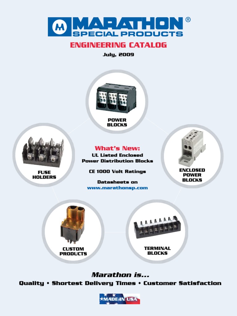 Marathon Special Products-601RJ 03-Datasheet | PDF | Fuse (Electrical ...