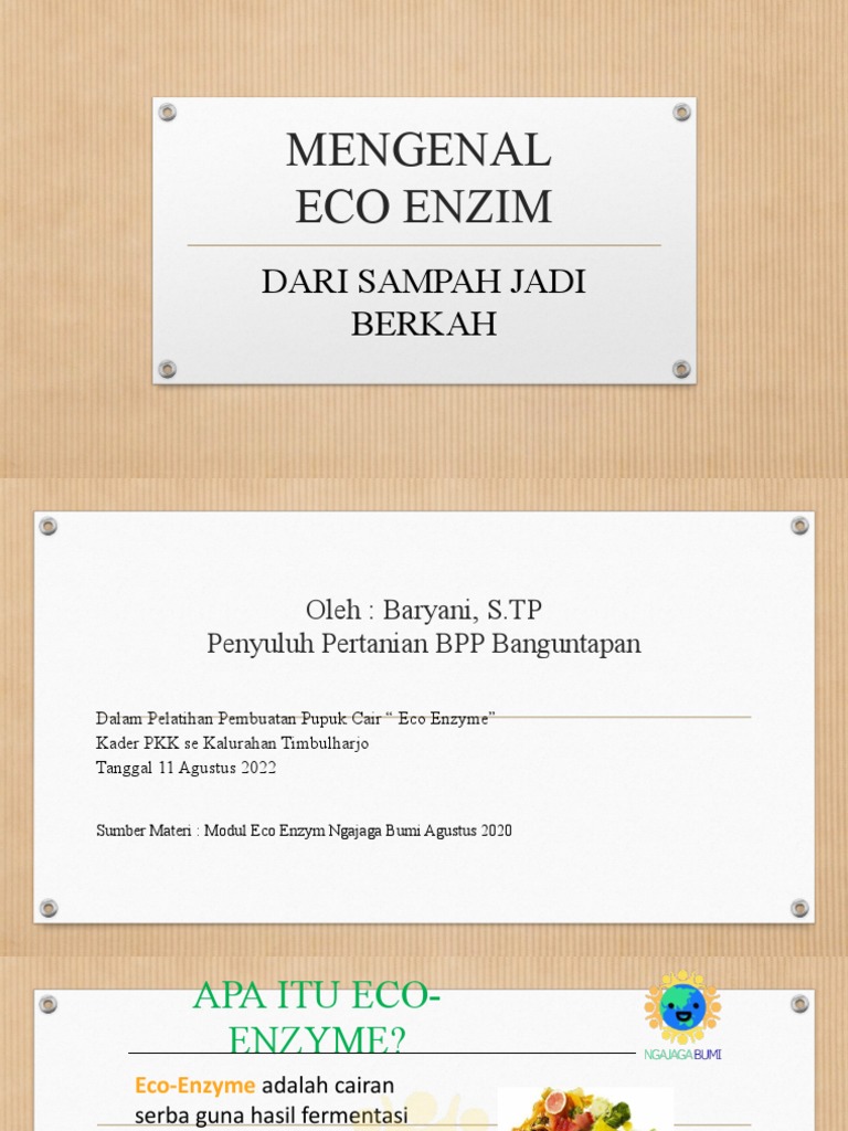 Eco Enzym (Autosaved) | PDF