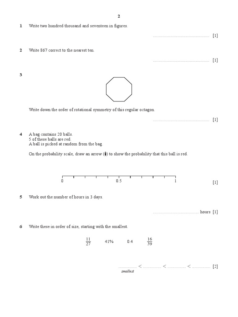 IGCSE Math Questions | PDF | Area | Rectangle