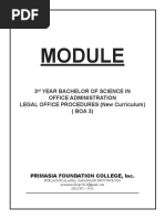 Legal Office Procedures Overview | PDF | Lawyer | Paralegal