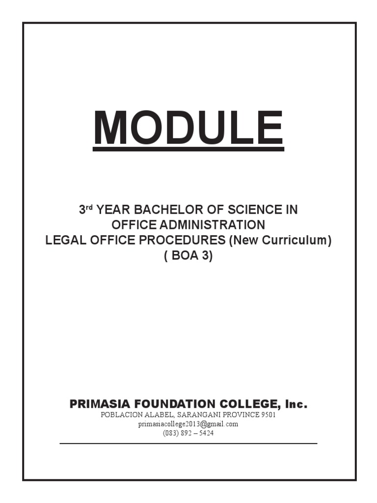 Legal Office Procedure 1 | PDF | Bankruptcy | Will And Testament