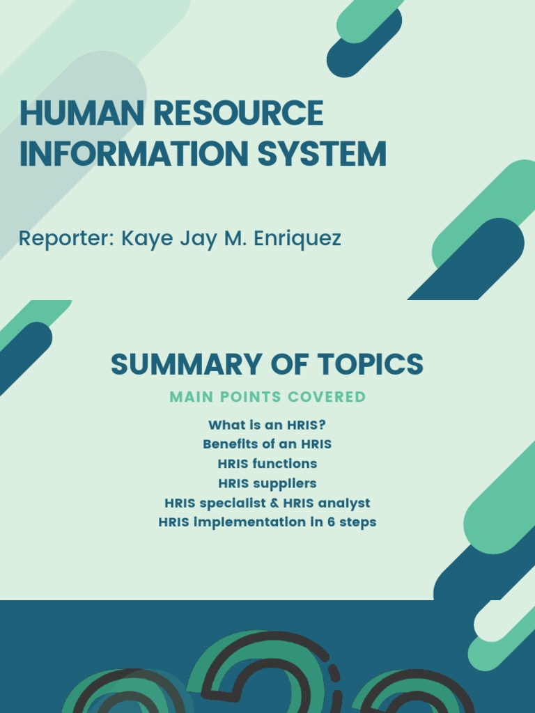 Human Resource Information System | PDF | Leadership | Information ...