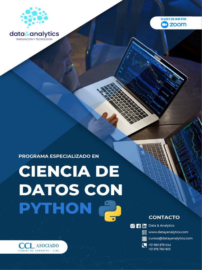 Programa Ciencia de Datos Con Python Promo | PDF | Data Management | Learning