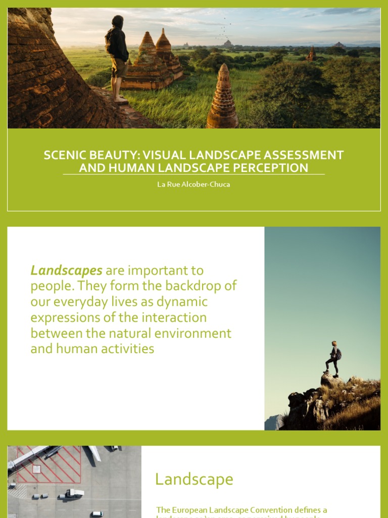 Scenic Beauty Visual and Landscape Assessment and Human Landscape ...