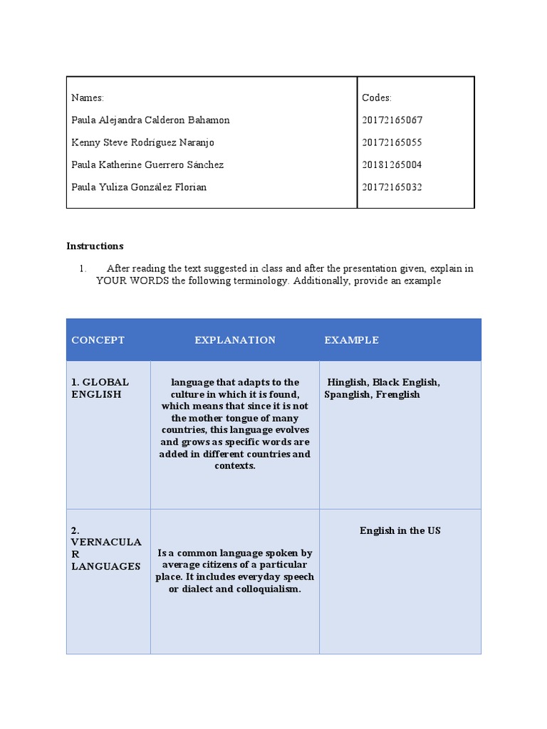 Concept Explanation Example | PDF | English Language | Cognition