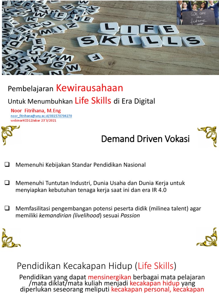 Webinar Kwu Lifeskills | PDF